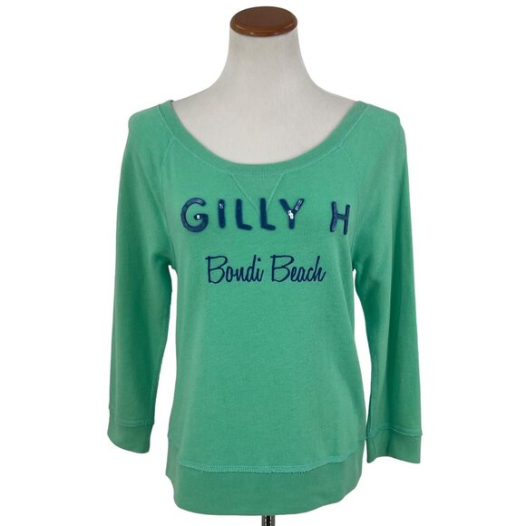 Gilly Hicks | Sweaters | Nwot Gilly Hicks Seafoam Green Sequin Bondi ...
